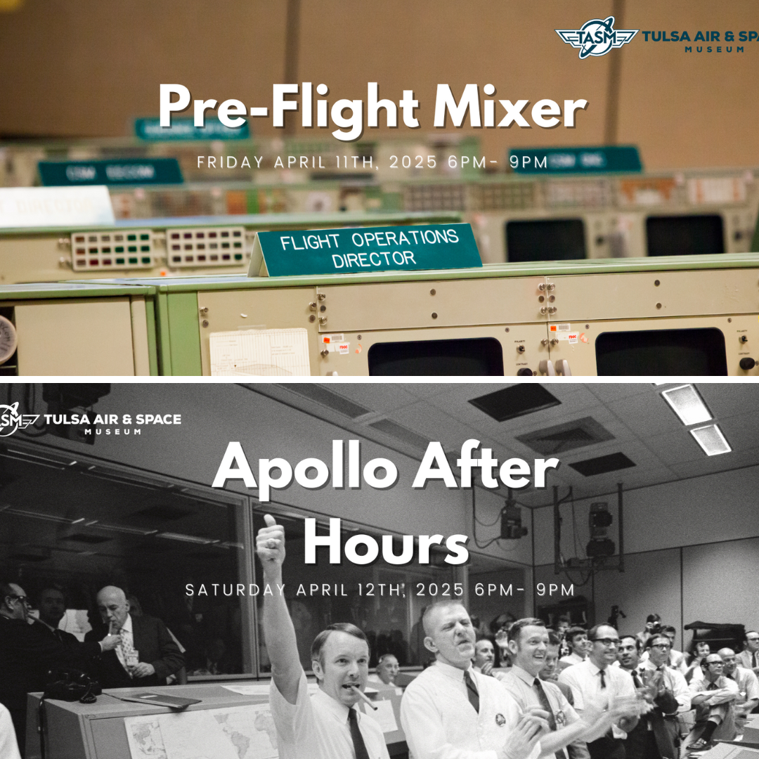 2025 Apollo 13 55th Anniversary: 2-1 Pre & Post Party Bundle | Tulsa Air and Space Museum
